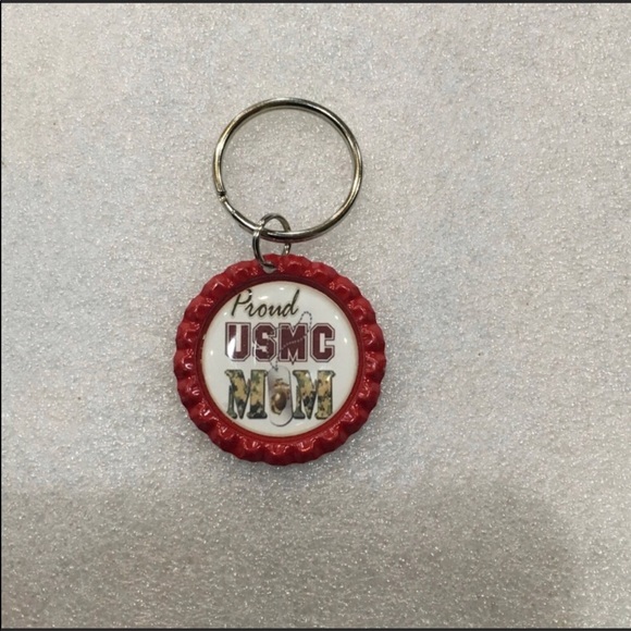 Accessories | Usmc Mom Keychain | Poshmark